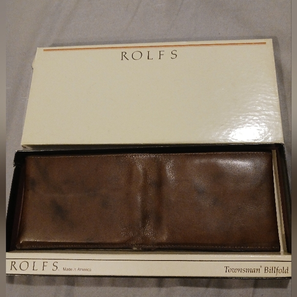 Rolfs | Bags | New Vintage Rolfs Mens Bifold Wallet | Poshmark